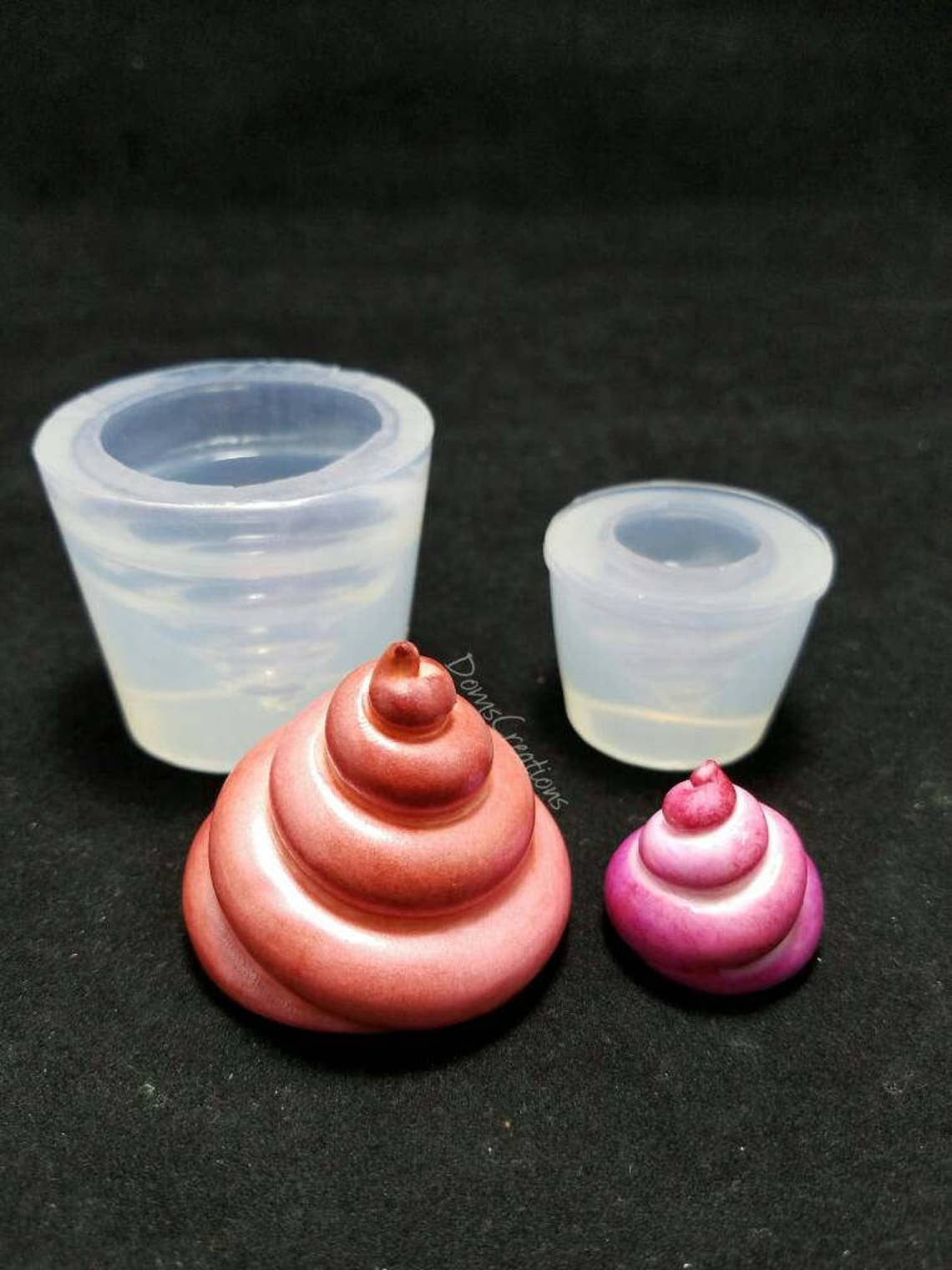 Hand Sculpted Kawaii Unicorn Poop 3d Silicone Mold 2 Size Options - Etsy
