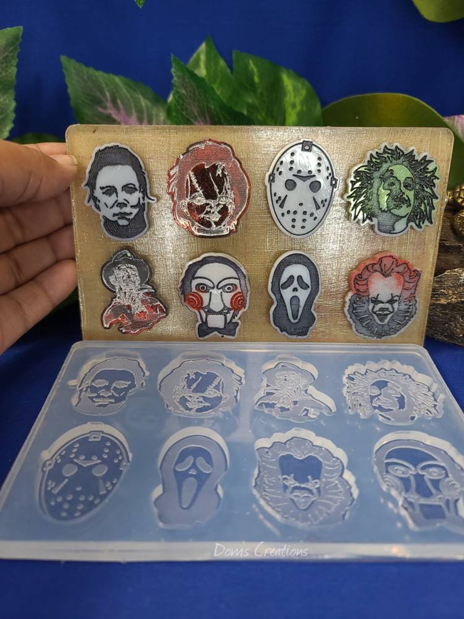 Horror Monsters Cameos Silicone Mold Pallet - Etsy