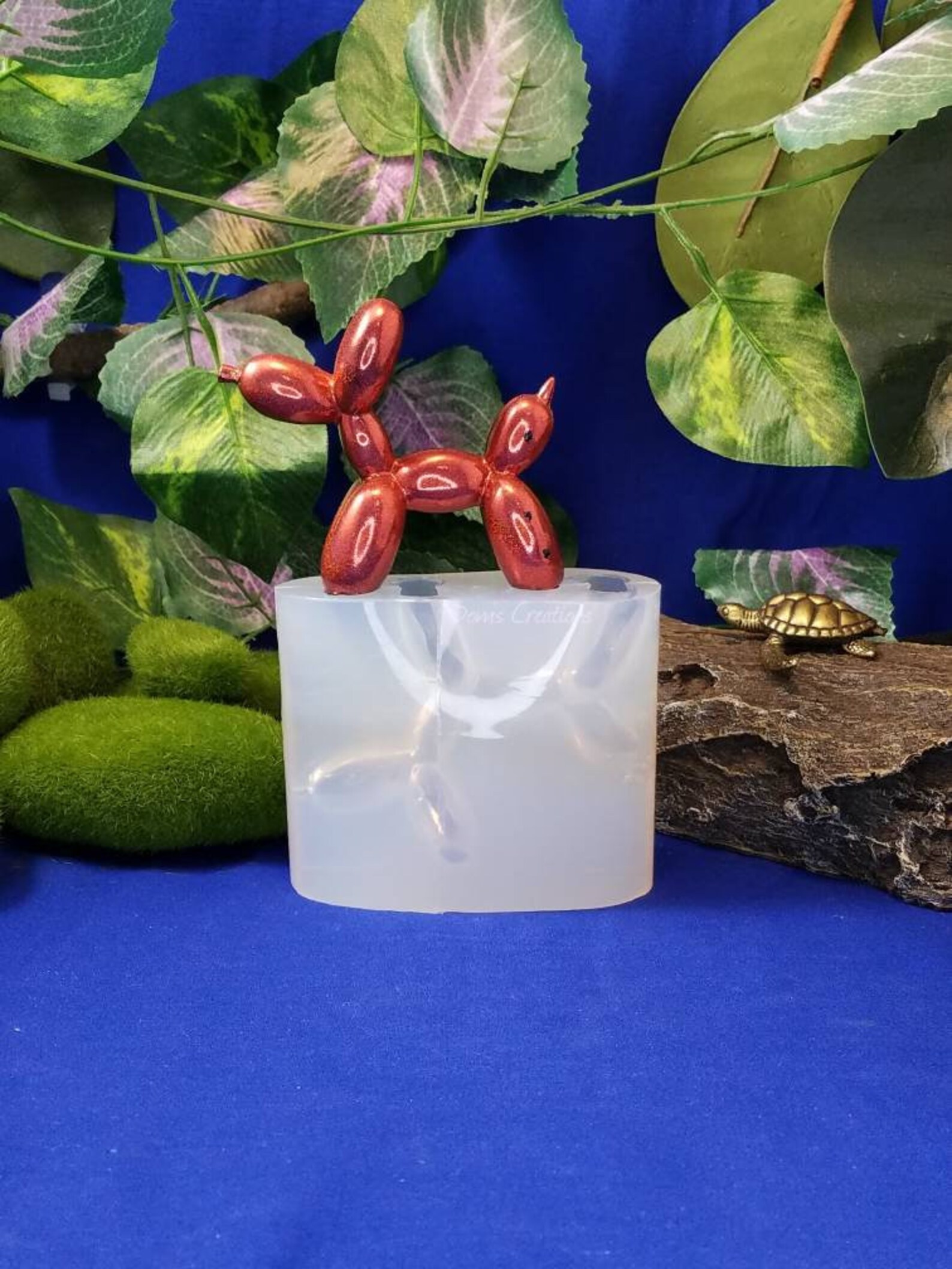 Medium 3D Dog Balloon Animal Poodle silicone mold | Etsy