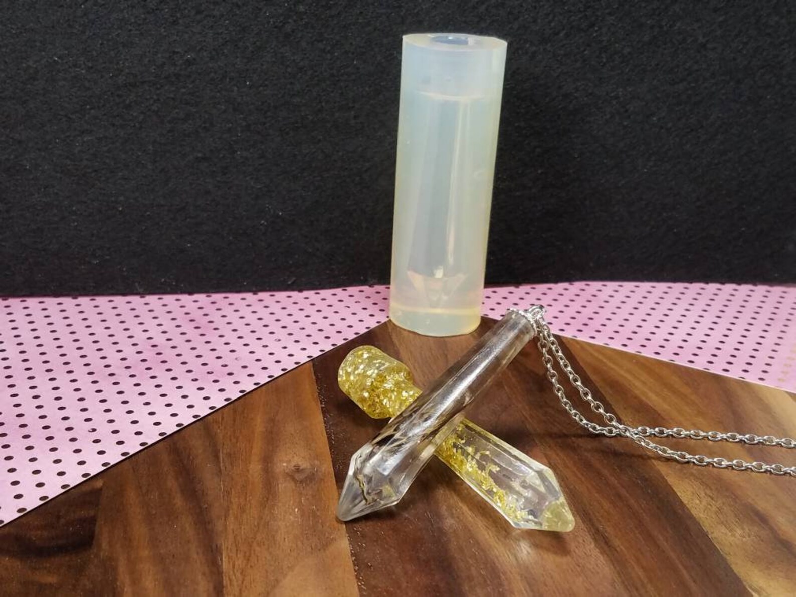 Crystal Pendulum Scrying Magic Tool Clear Silicone Mold - Etsy