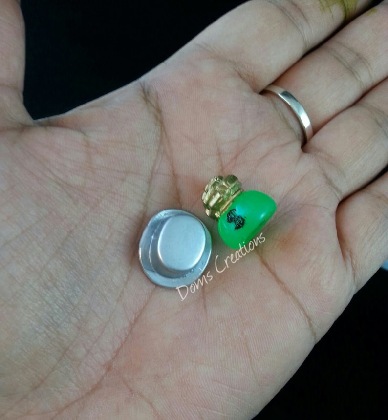 Monopoly Piece Token Classic Top Hat and Pot of Gold Clear - Etsy