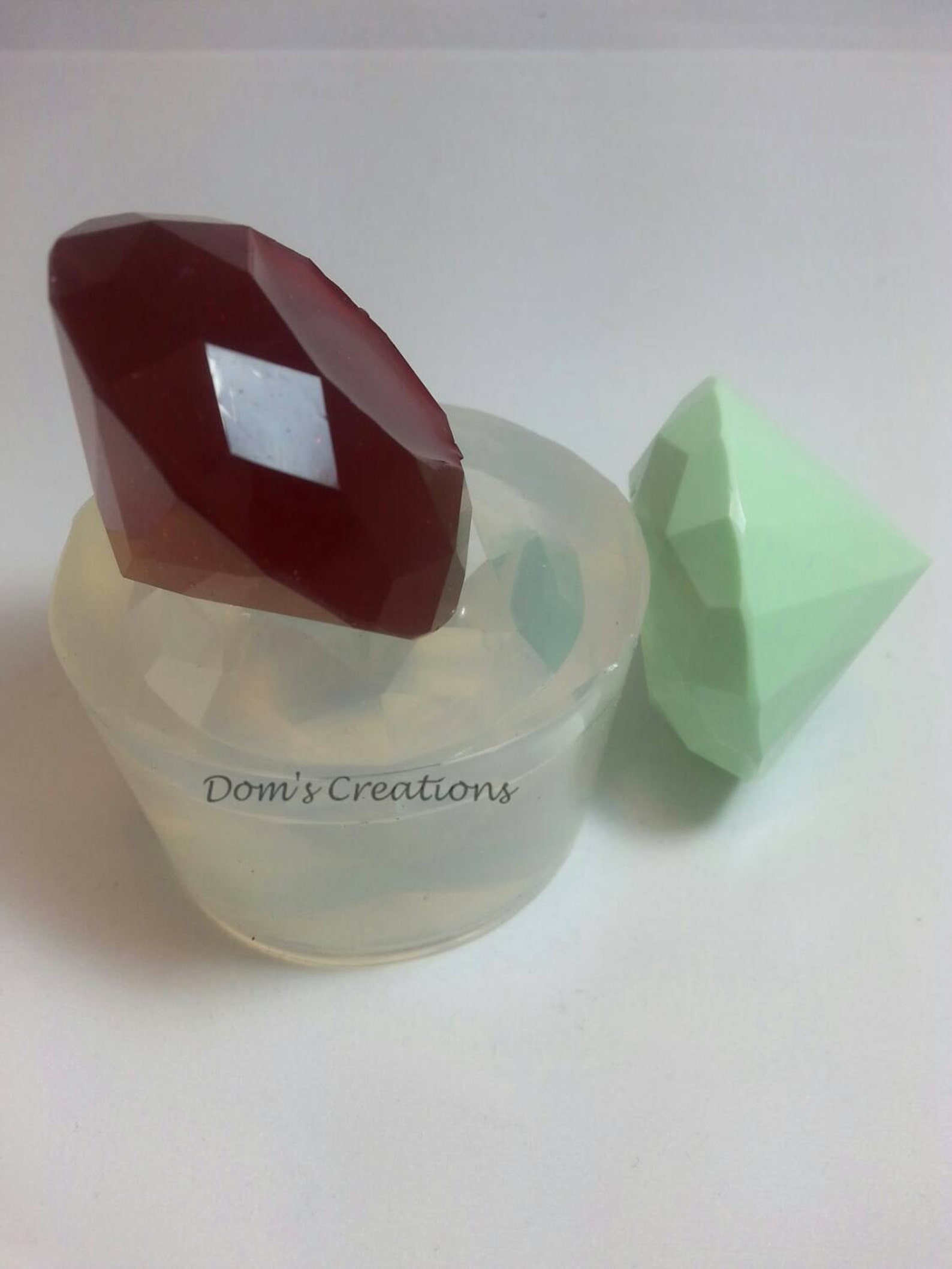 Large Diamond 3D Silicone Mold - Etsy