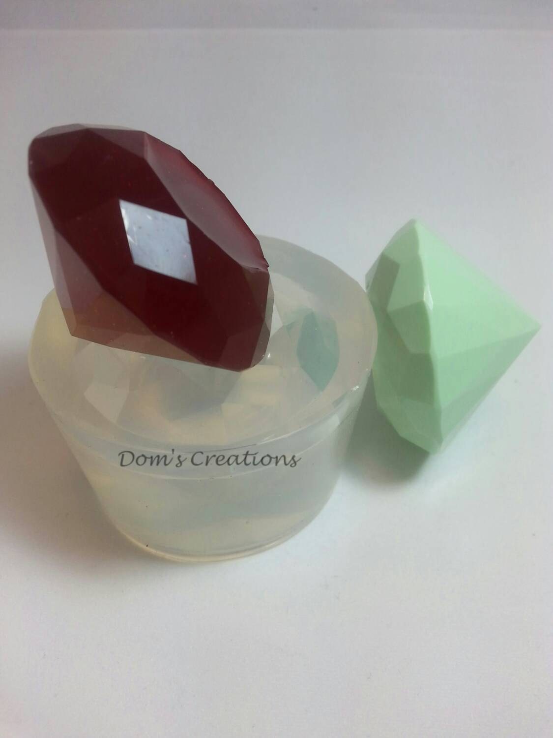 Large Diamond 3D Silicone Mold - Etsy