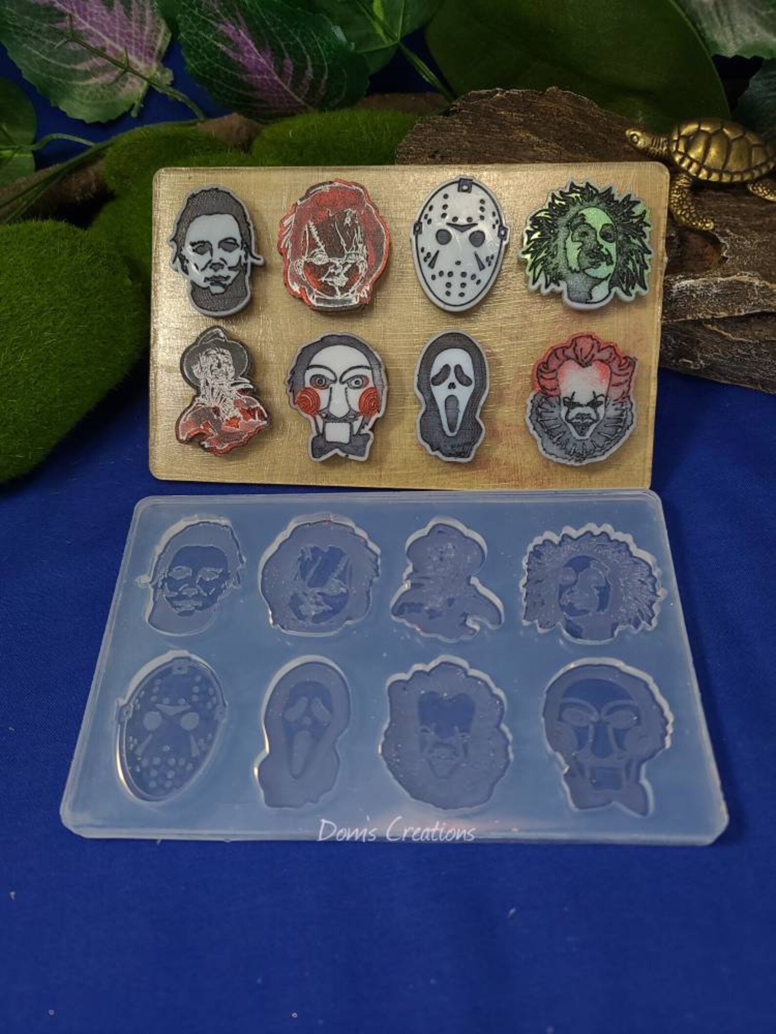 Horror Monsters Cameos Silicone Mold Pallet - Etsy