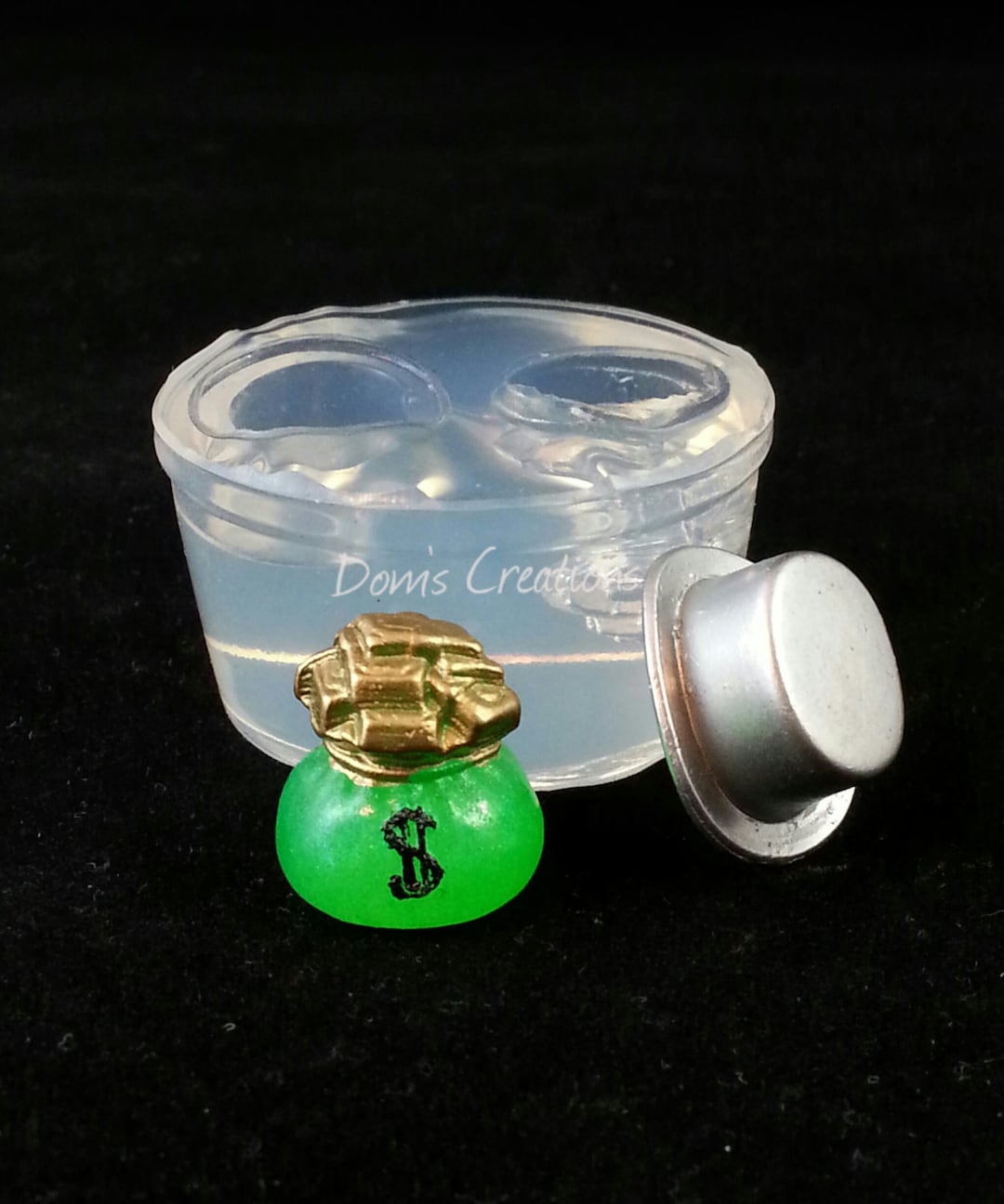 Monopoly Piece, Token Classic Top Hat and Pot of Gold Clear Silicone ...