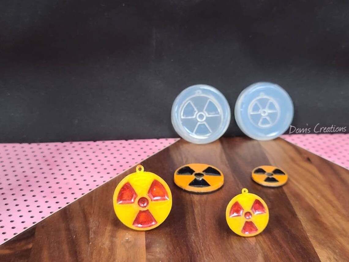 Nuclear Radiation Warning Symbol Clear Silicone Mold | Etsy