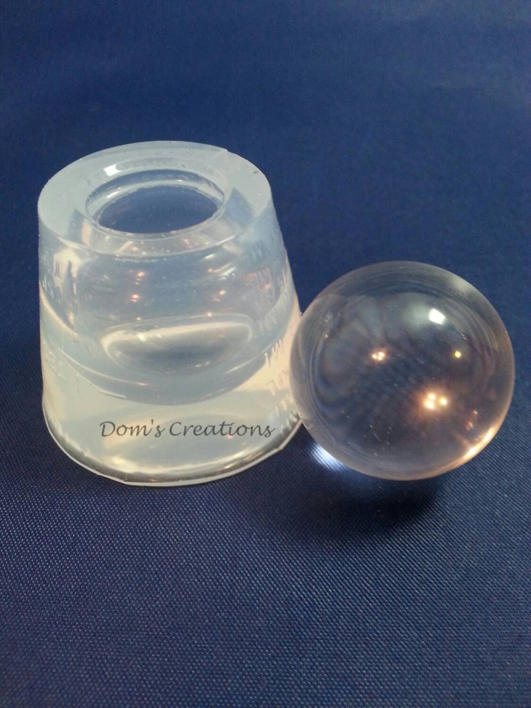 28mm Sphere, Orb Clear Silicone Mold - Etsy