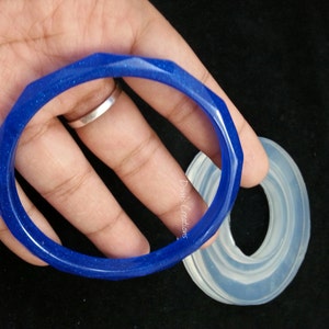 Adult Faceted Bangle, Bracelet Clear Silicone Mold - Etsy