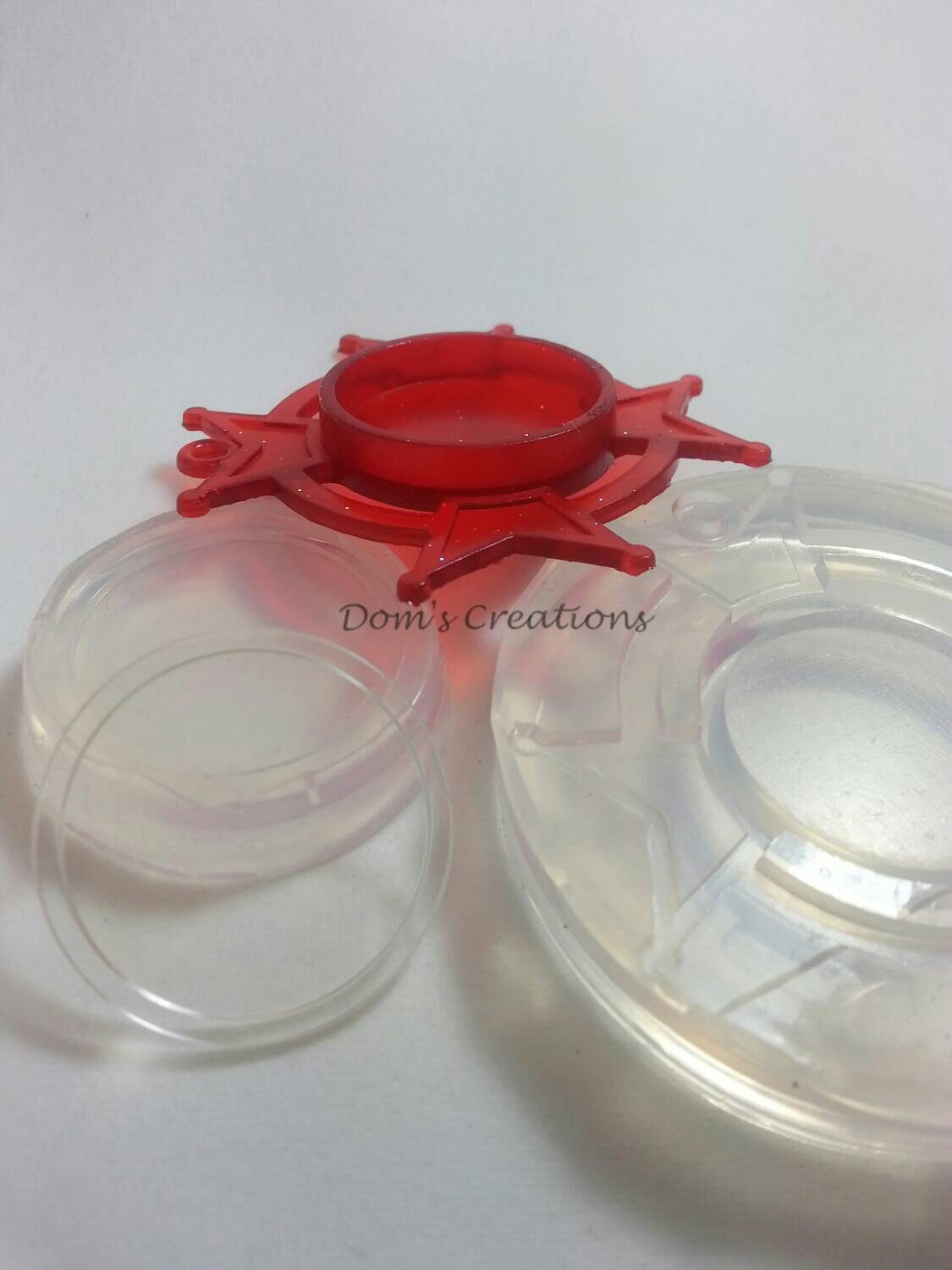 Deep Bezel Compass Cross Shaped Pendant Silicone Mold With - Etsy