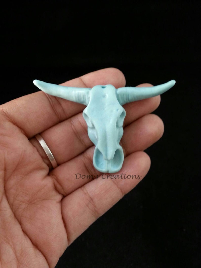 3D Faux Cow Bull Steer Skull Silicone Mold | Etsy