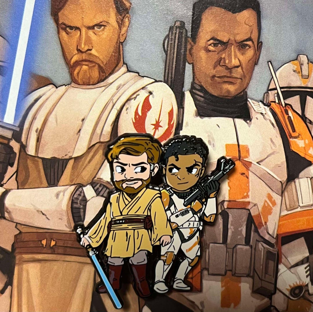 SW Cuties - Obi-wan Kenobi & Commander Cody - Etsy
