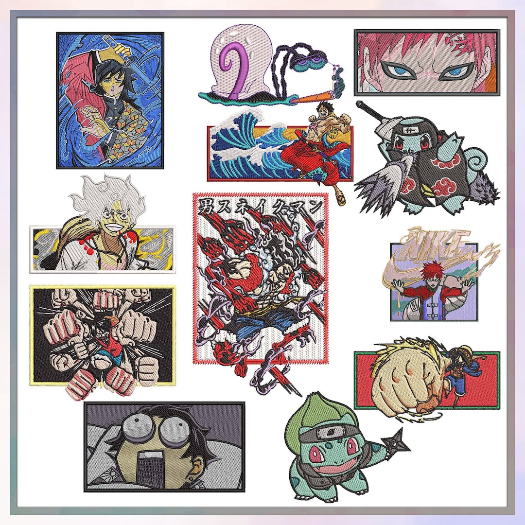 Embroidery Designs, Anime Machine Embroidery Designs, Ready Embroidery ...