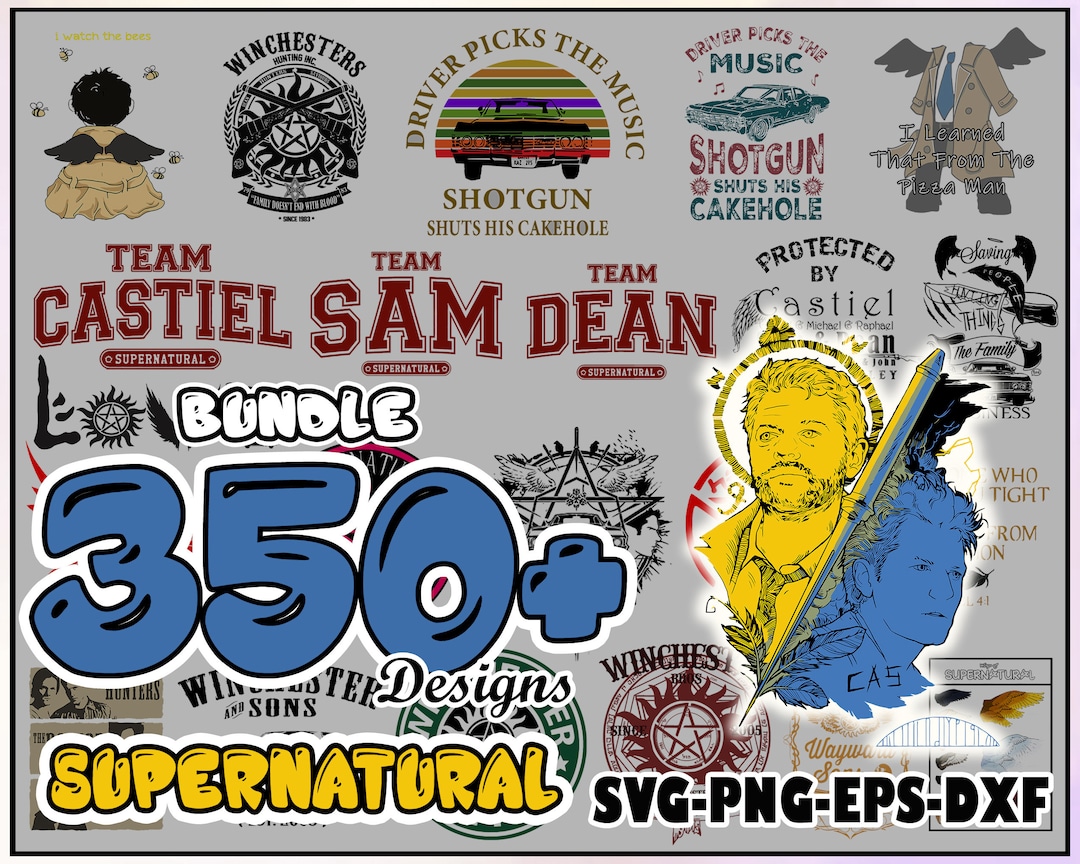 Supernatural Svg, Supernatural Team Svg, Supernatural Png Files, Svg ...