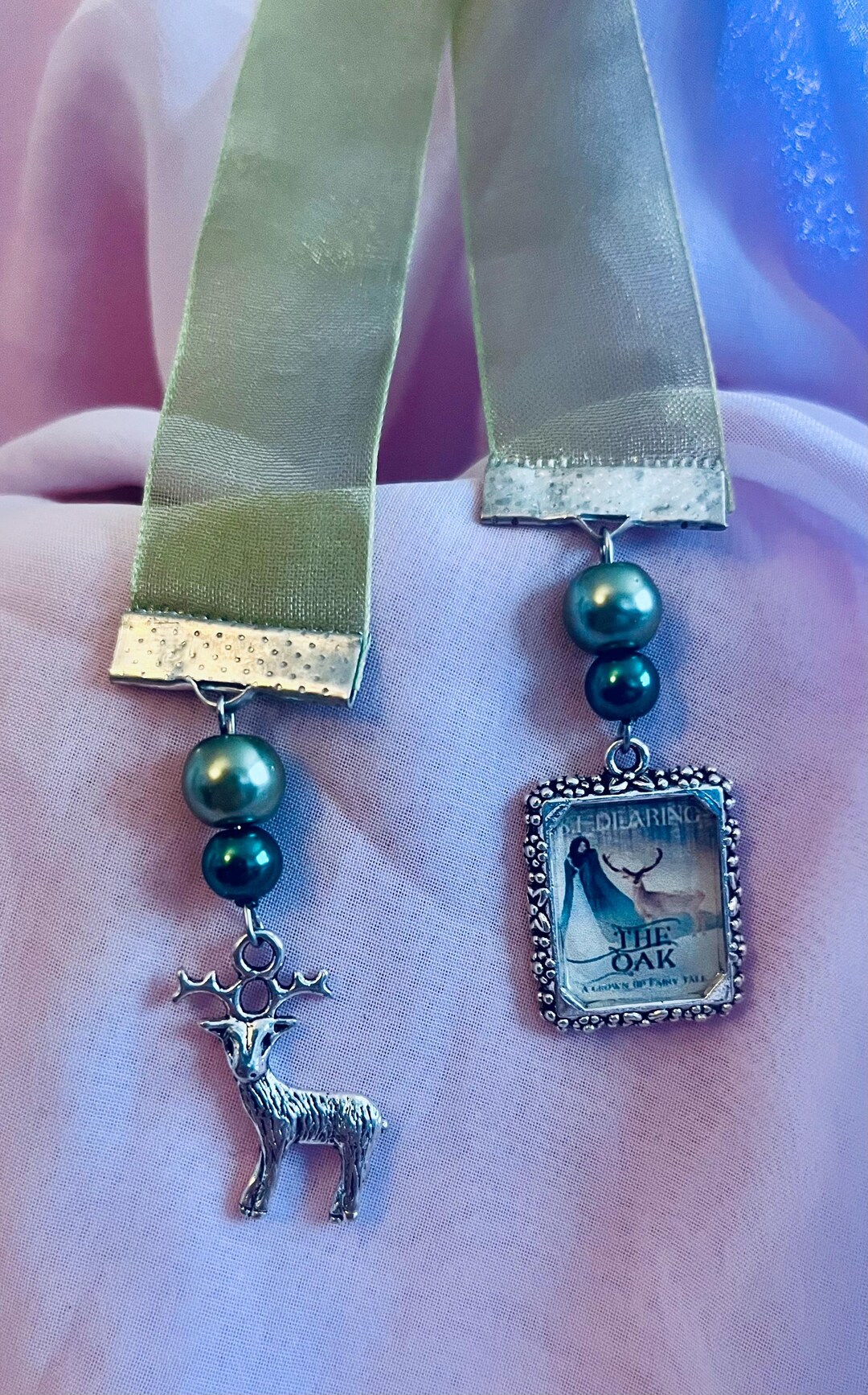 Fancy Beaded Ribbon Bookmark Pack for Author Swag - Custom Requests ...