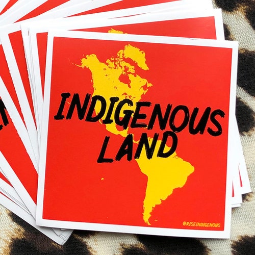 Indigenous Land Sticker | Etsy