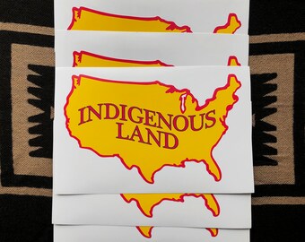 Indigenous Land Sticker - Etsy