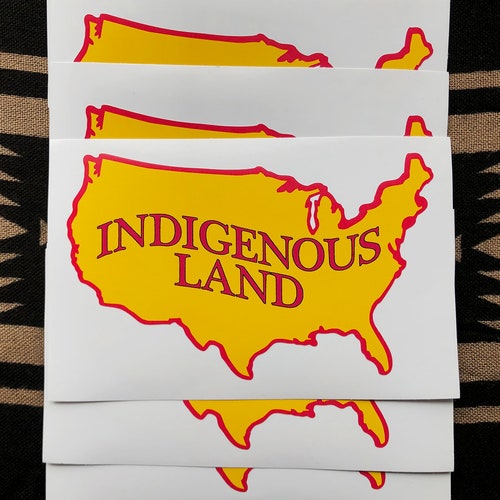 Indigenous Land Sticker | Etsy
