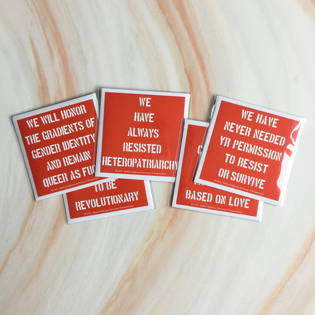 4" Resistance Stickers - 5 Pack - Etsy