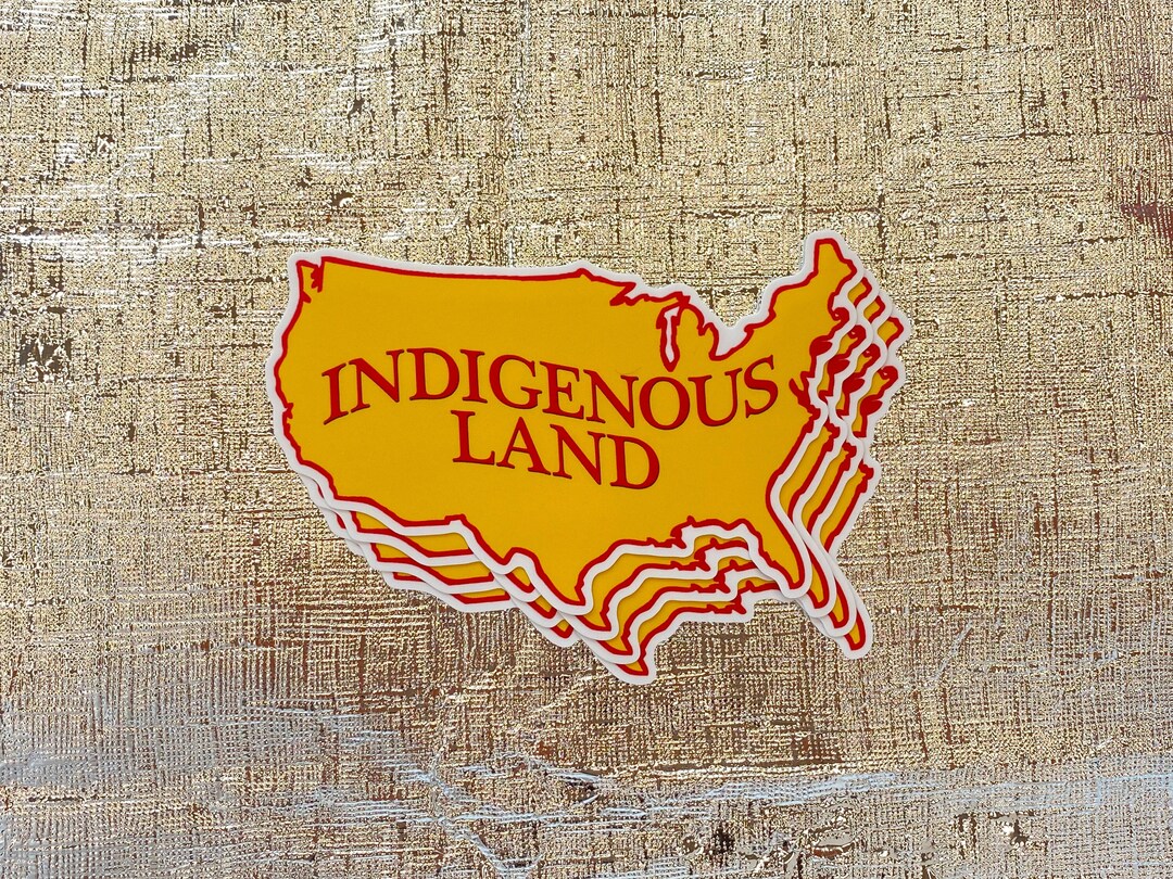 Indigenous Land Sticker - Etsy