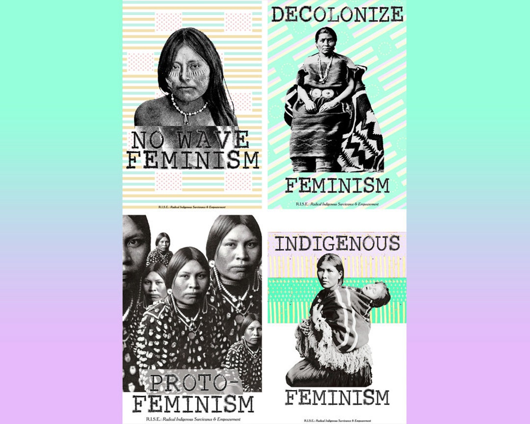 Decolonize Feminism 4-poster Pack - Etsy