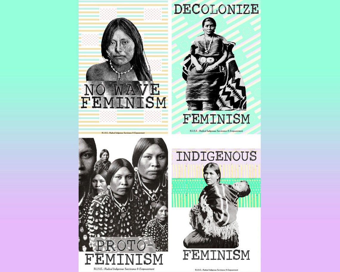 Decolonize Feminism 4-Poster Pack | Etsy
