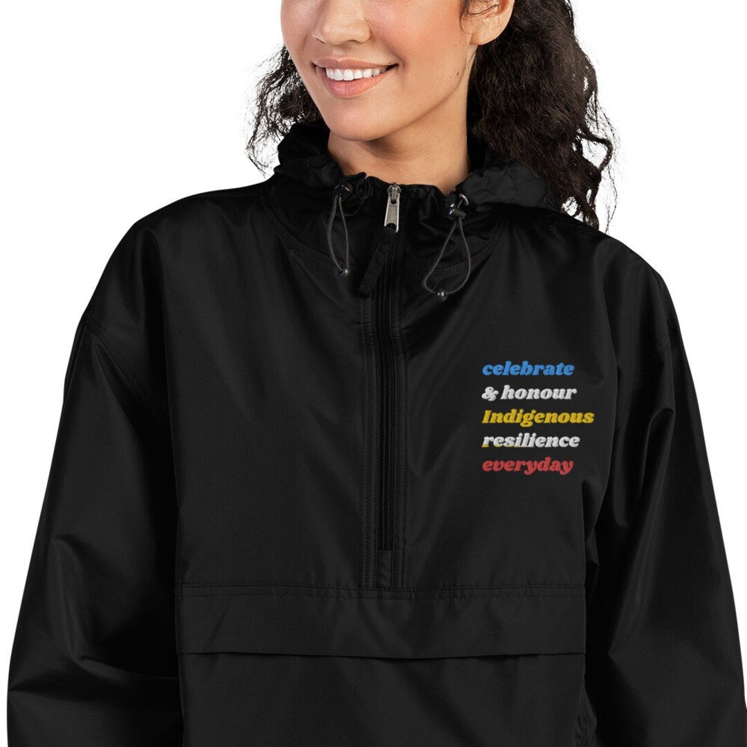 Indigenous Solidarity Embroidered Champion Packable Jacket - Etsy