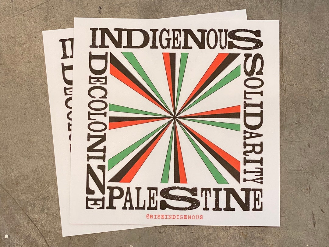 Indigenous Solidarity Decolonize Palestine - Etsy