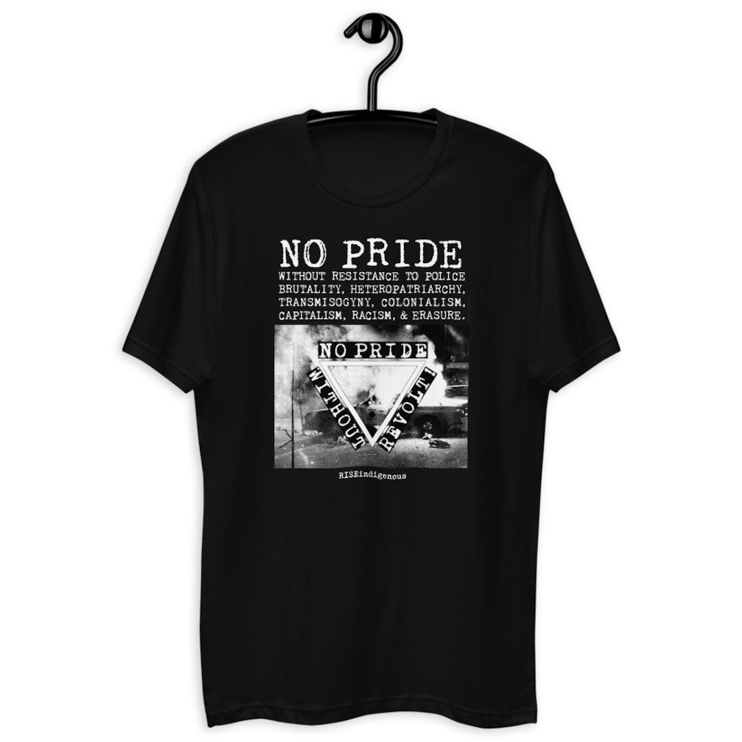 T-shirt No Pride Without Revolt B&W - Etsy France