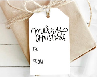 Printable Warm Wishes Gift Tag Christmas Party Favor Gift - Etsy