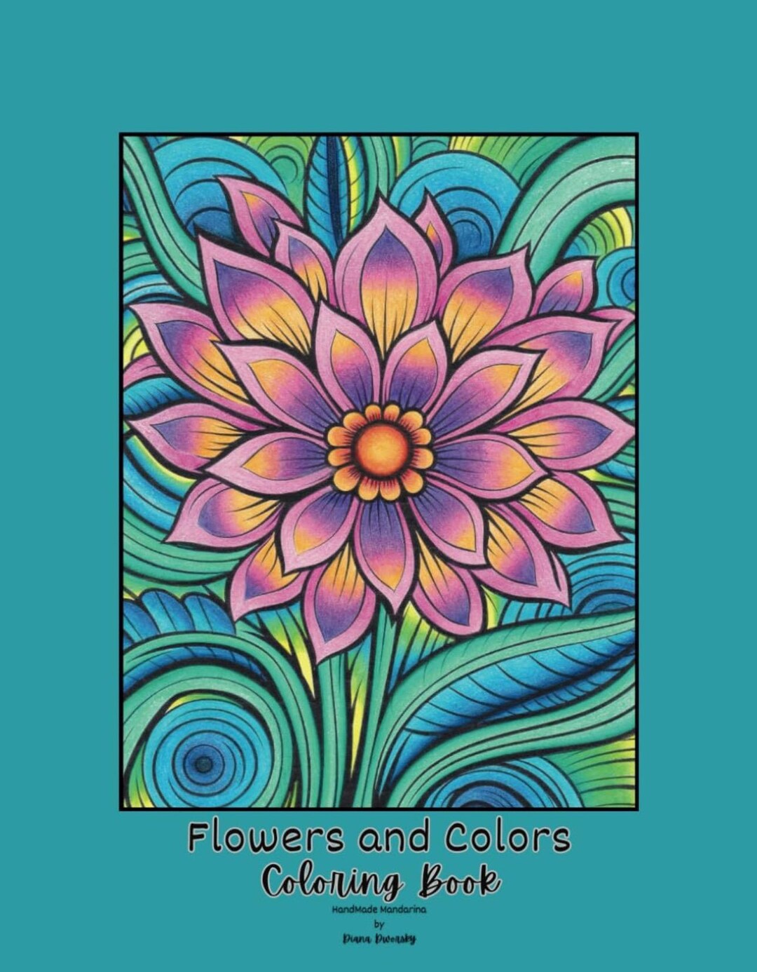 Flowers and Colors Coloring Book. Floral Designs for Art Therapy - Etsy