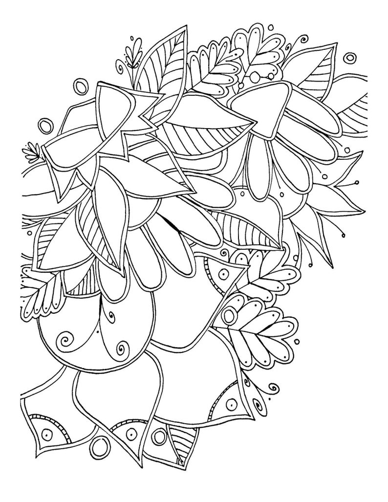 Handmade Instant Download. Digital Copy. Zen Doodles for Coloring and ...