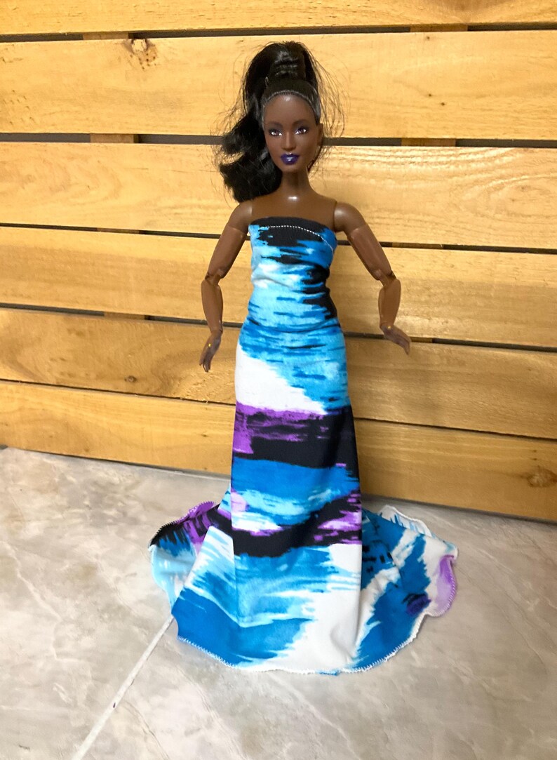 Water Works Spandex Medieval Gown for 11.5” Fashion Doll - Etsy