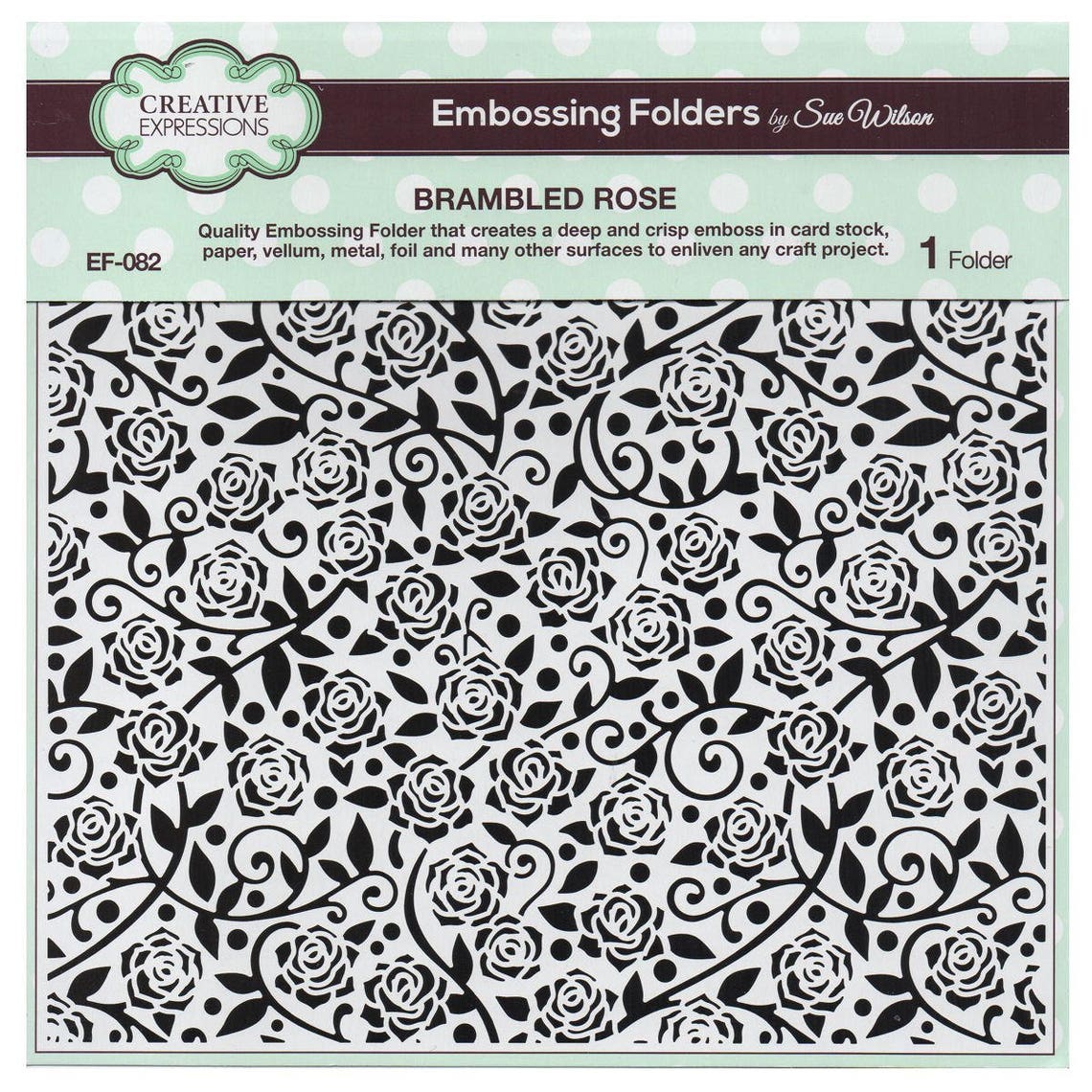 Creative Expressions Sue Wilson 8X8 Embossing Folder CHOOSE | Etsy
