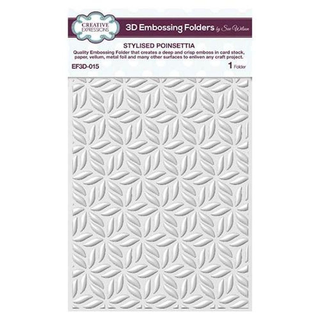 Creative Expressions 3D Embossing Folder 5.3/4X7.5 CHOOSE Various ...