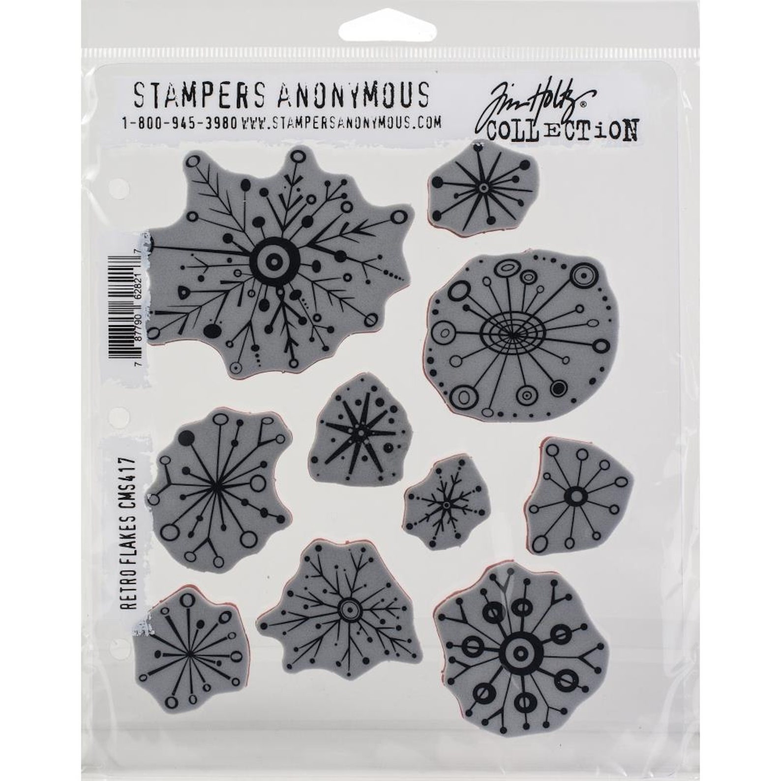 Tim Holtz Stampers Anonymous Cling Stamps 7x8.5 - Etsy