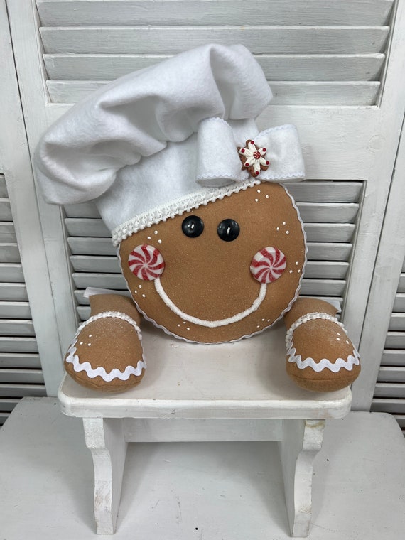 Gingerbread Man Gingerbread Man Head and Hands Gingerbread - Etsy