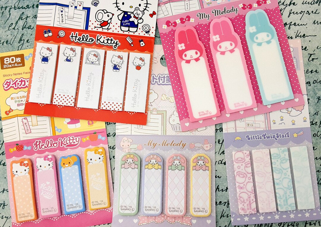 Super Cute and Kawaii Japanese Sticky Tags, Choose From Different ...