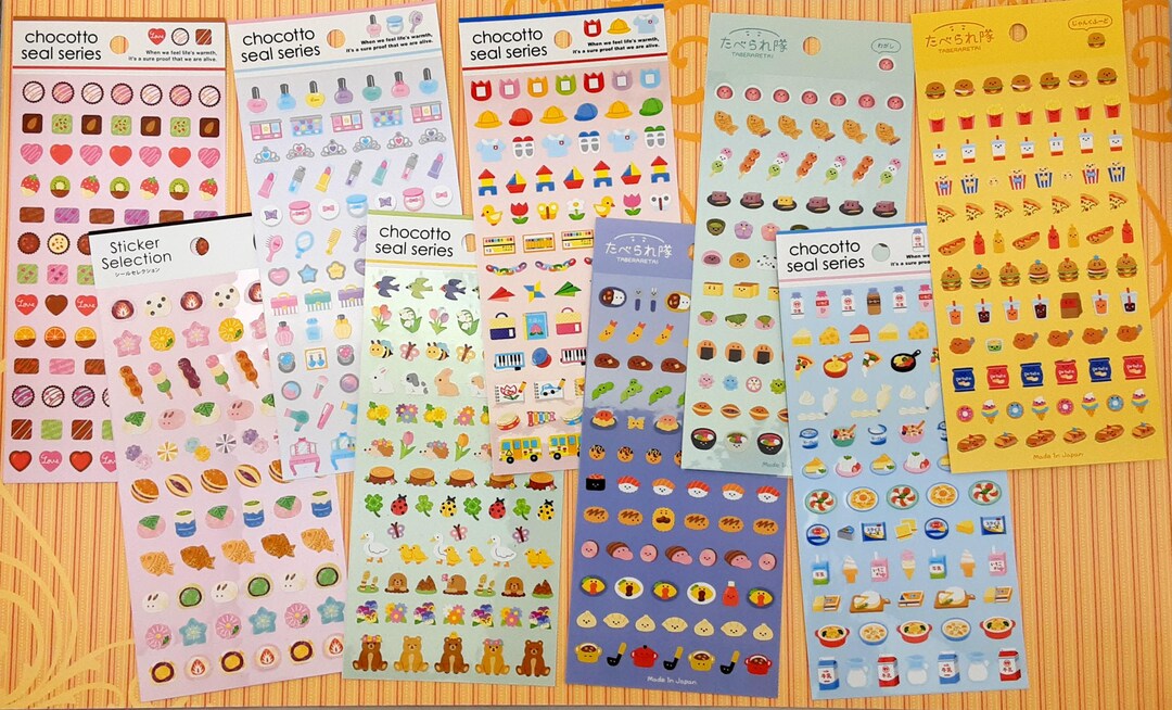 Super Cute and Kawaii Little Stickers Great for Diary Planners! Choose ...