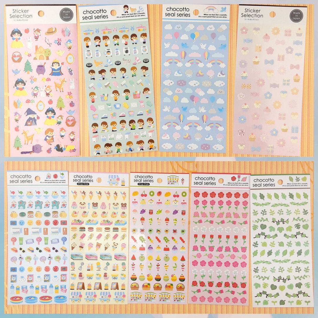 Super Cute Little Stickers Available in 9 Different Designs, Perfect ...
