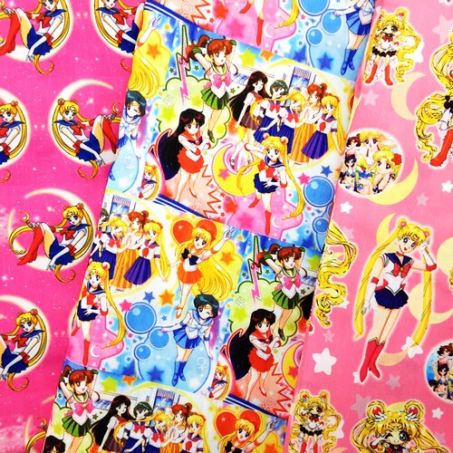 Fluff Fabric Miss Fluff Classic Pattern on Pink by Miss | Etsy