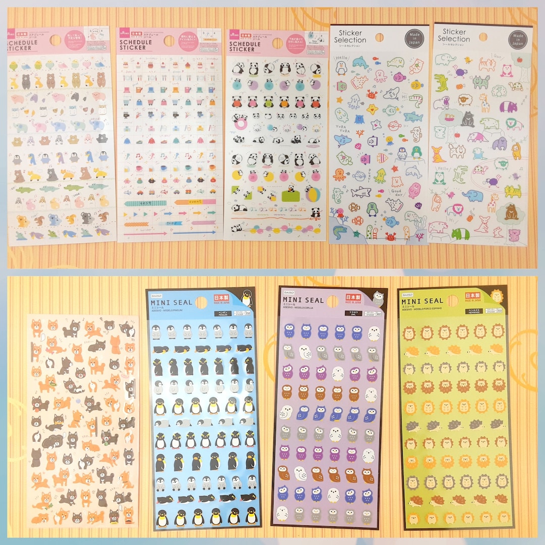 Made in Japan Very Cute Stickers! Choose From 8 Designs (ST19) - Etsy