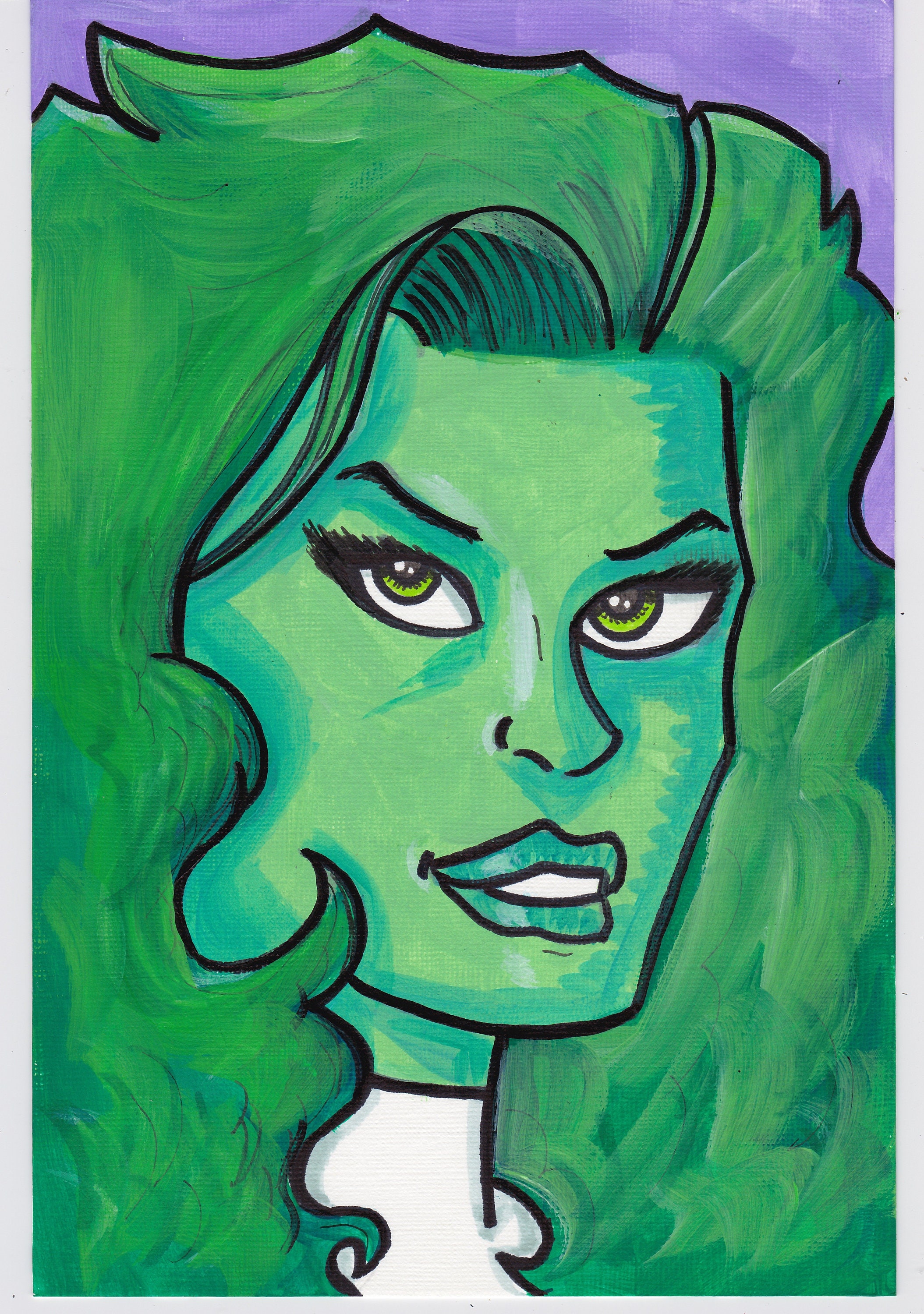 She-Hulk Vengadores Hulk pintura acrílico 9x 6 | Etsy She-Hulk Vengadores Hulk pintura acrílico 9x 6 | Etsy