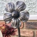 Steel Flower With Stem Indoor or Outdoor Tall Metal Flower - Etsy