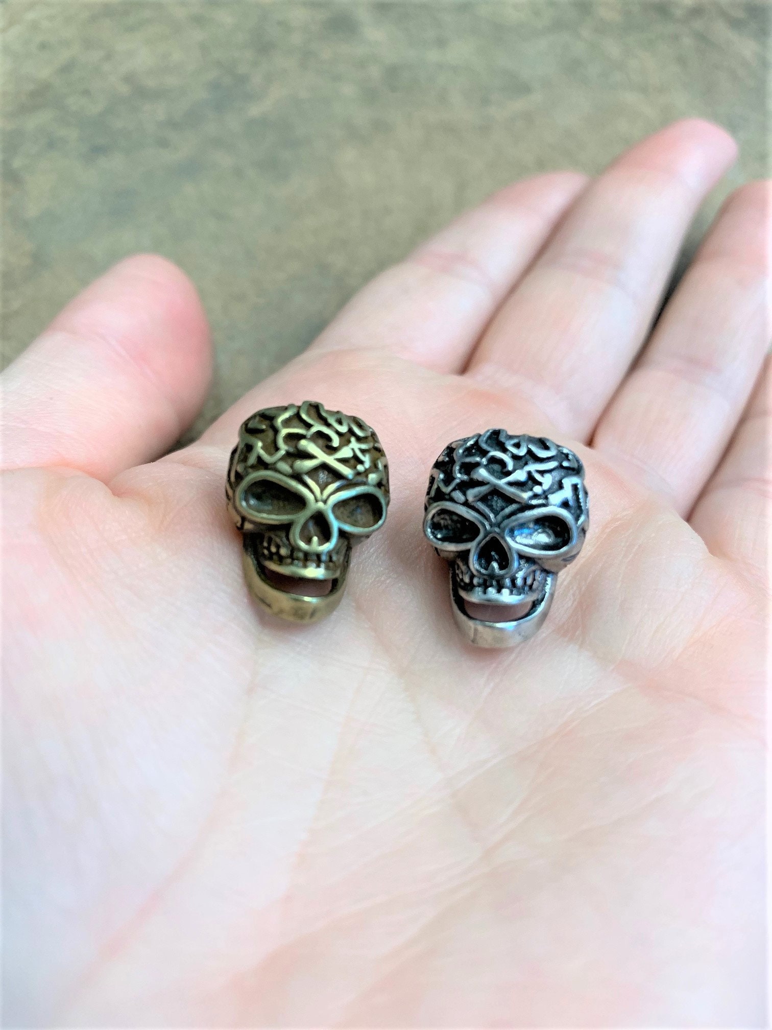 Skull Beard Beads
