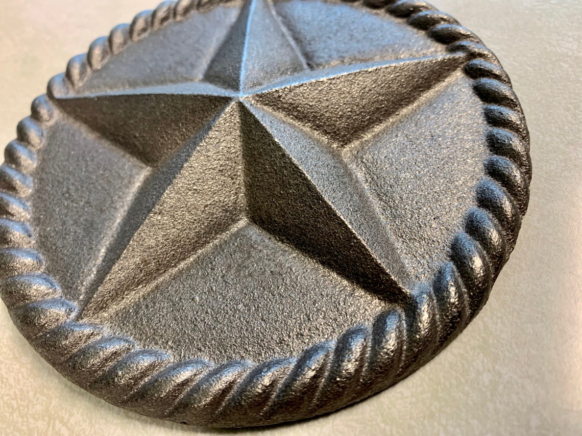 Metal Star, Cast Iron Round Star, Western Star, Lonestar - Etsy