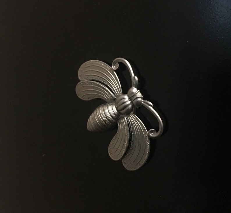 Small Metal Bee Choose Steel or Brass - Etsy