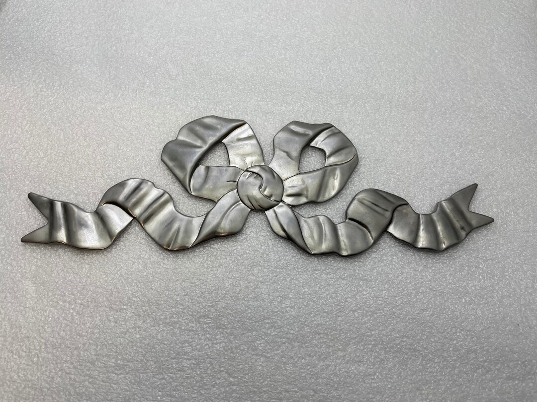 Metal Flat 3d Ribbon Bow Decorative Bow - Etsy