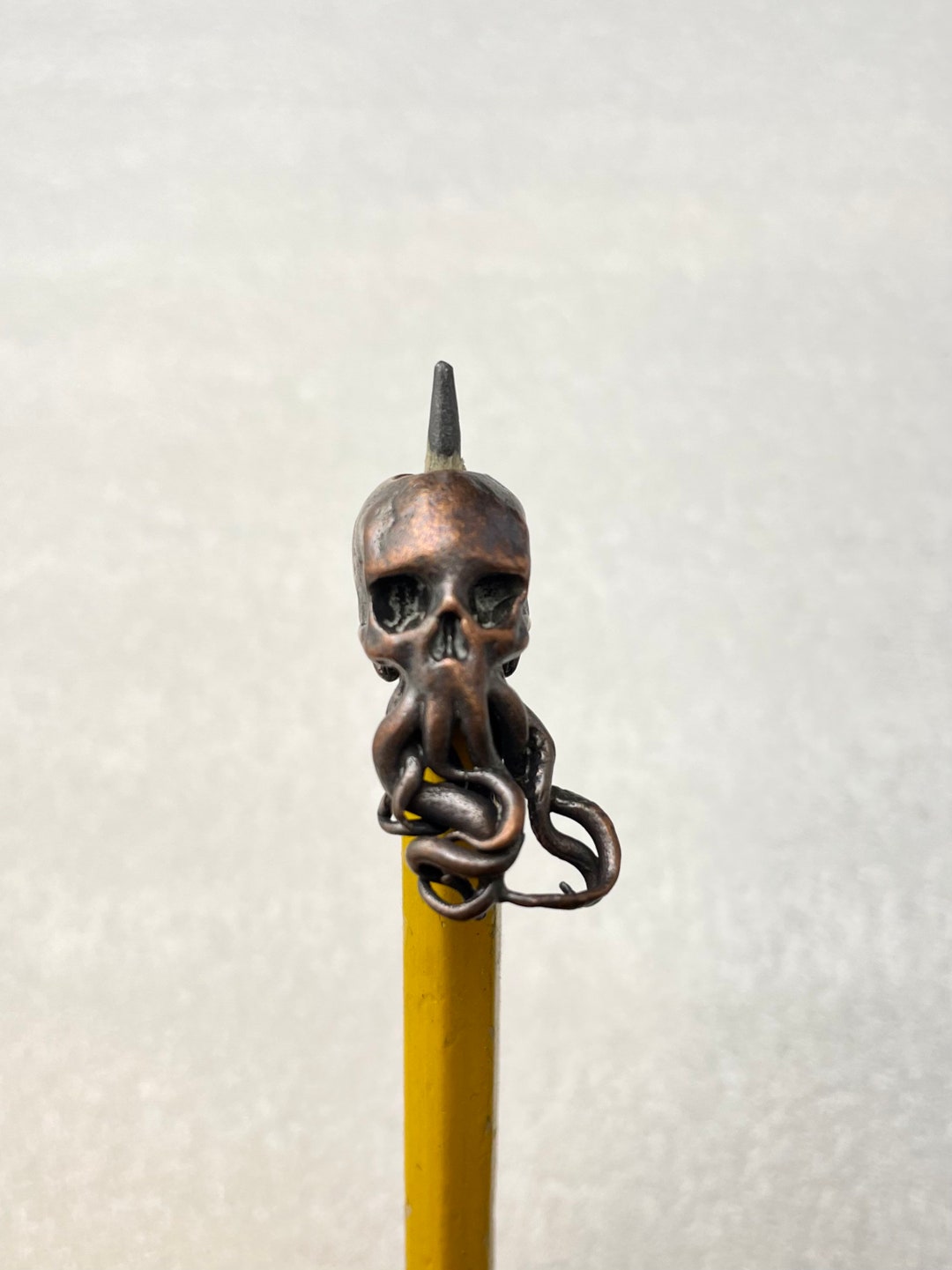 Large Hole Bead for Beards or Dreads. Octopus Skull Beard Beads - Etsy