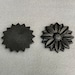 Cast Iron Daisy Flower Metal Rosette - Etsy