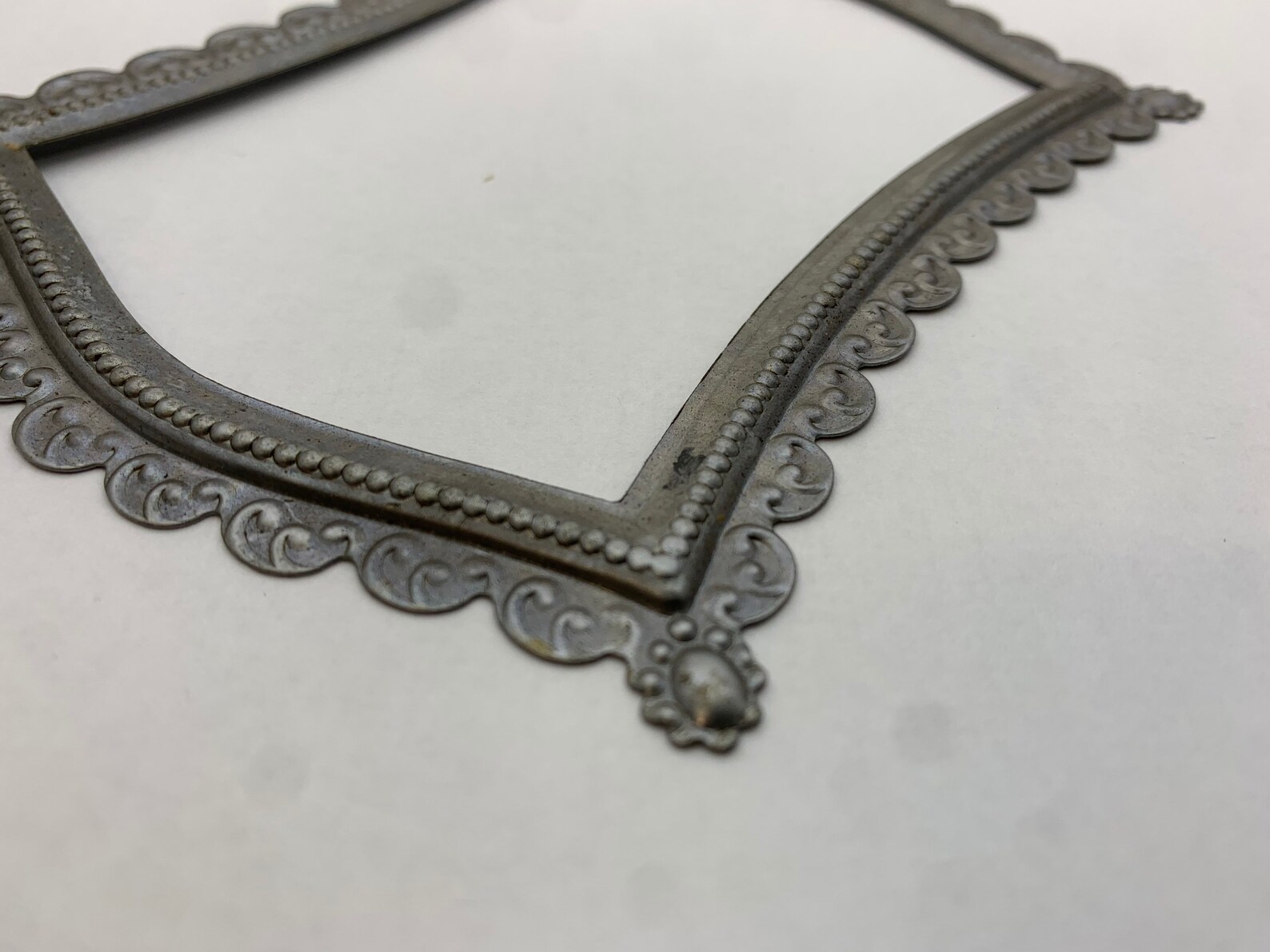 Metal decorative frame oval and rectangular shaped | Etsy